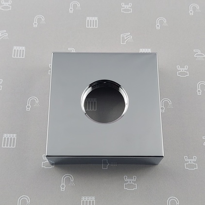 Rozeta kwadratowa do baterii mokait chrom